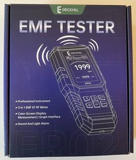 ERICKHILL ER02 Emf Meter Field Radiation Ef Rf Mf Detector